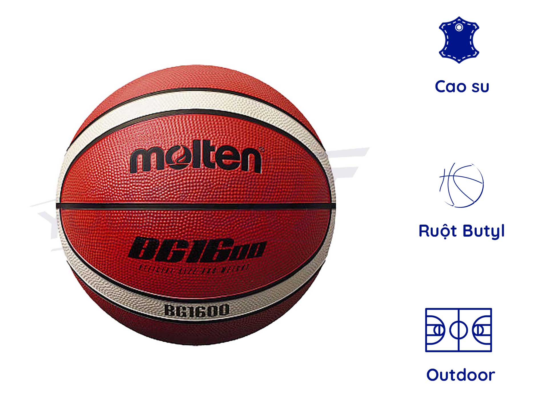 Quả bóng rổ MOLTEN Japan 3800 S7 all surface | YouSport