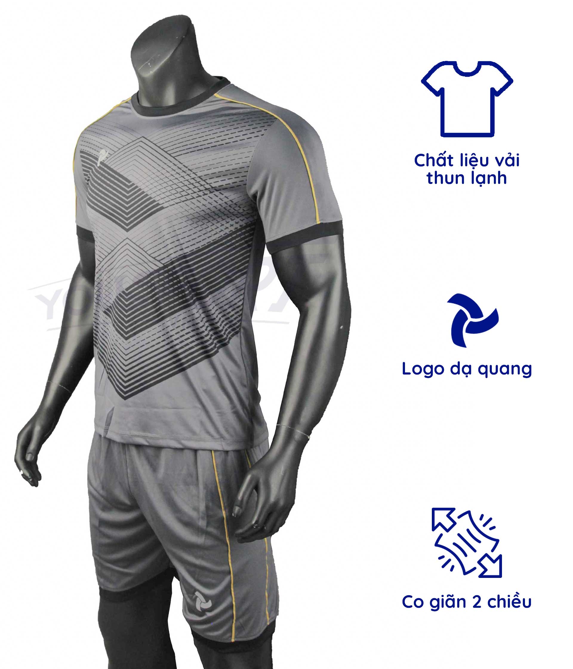 Quần áo JP Cross | Quần áo đá bóng không logo | YouSport