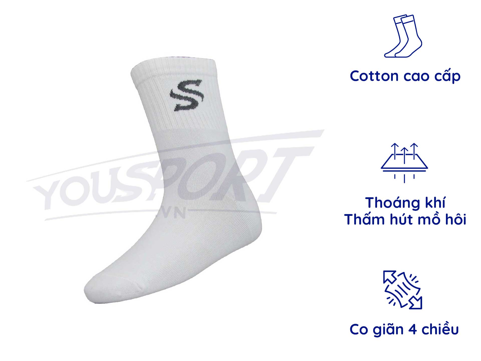 Tất đá bóng dệt kim YouSport | YouSport