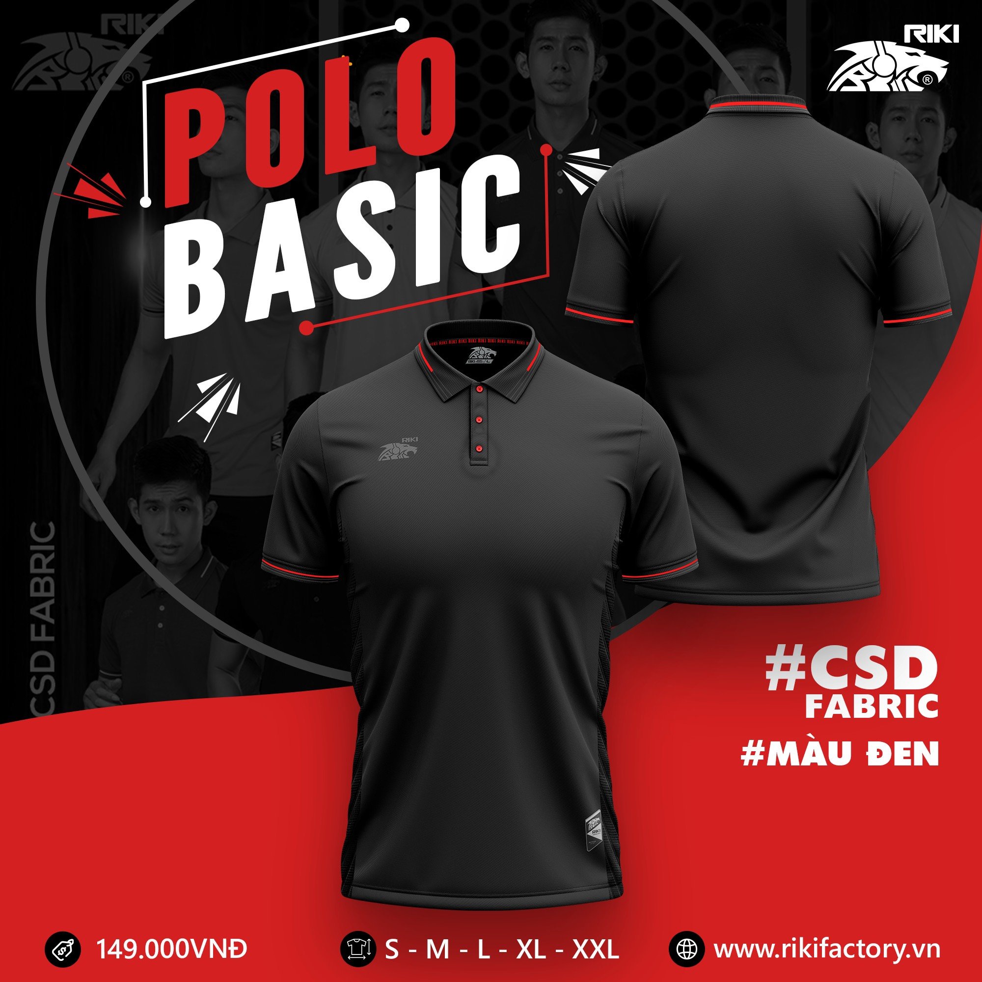 Áo polo Riki Basic | YouSport